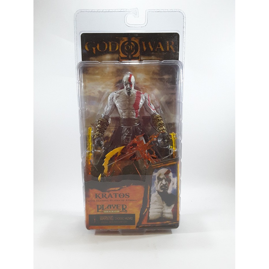 Jual NECA Kratos God Of War II with Flaming Blade Of Athena Figure NEW ...