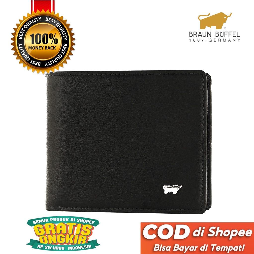 Jual BRAUN BUFFEL Dompet Pria Lipat Bahan Kulit Sapi Asli Banyak Kartu ...