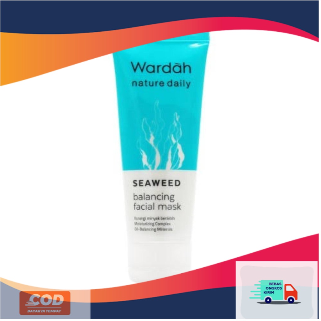 Jual Wardah Nature Daily SEAWEED Balancing FACIAL MASK 60 ml | Shopee ...