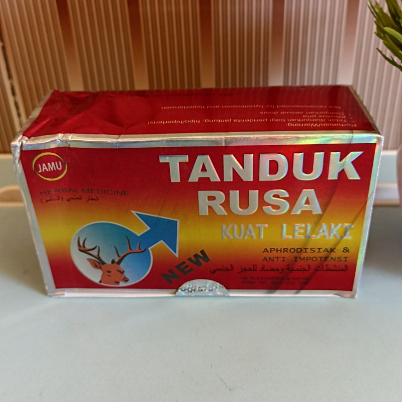 Jual KAPSUL TANDUK RUSA OBAT KUAT OBAT TAHAN LAMA (1 Box isi 15 Sachet ...