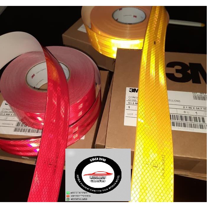 Jual Stiker reflektor 1Meter x5CM 3M ORIGINAL | Shopee Indonesia