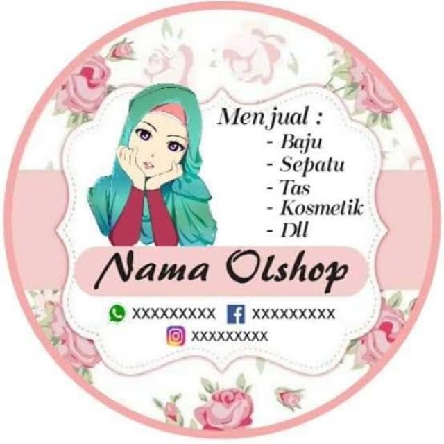 Jual DESIGN LOGO OLSHOP+ CETAK (ISI 100) | Shopee Indonesia