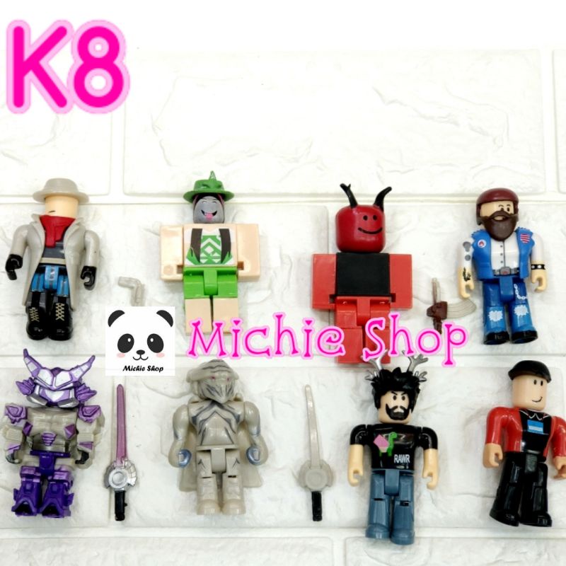 Jual Action Figure Roblox (set 8) Topper kue cake roblox collection ...