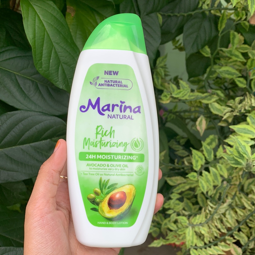 Jual Marina Hand Body Lotion Natural Rich Moisturizing | Shopee Indonesia