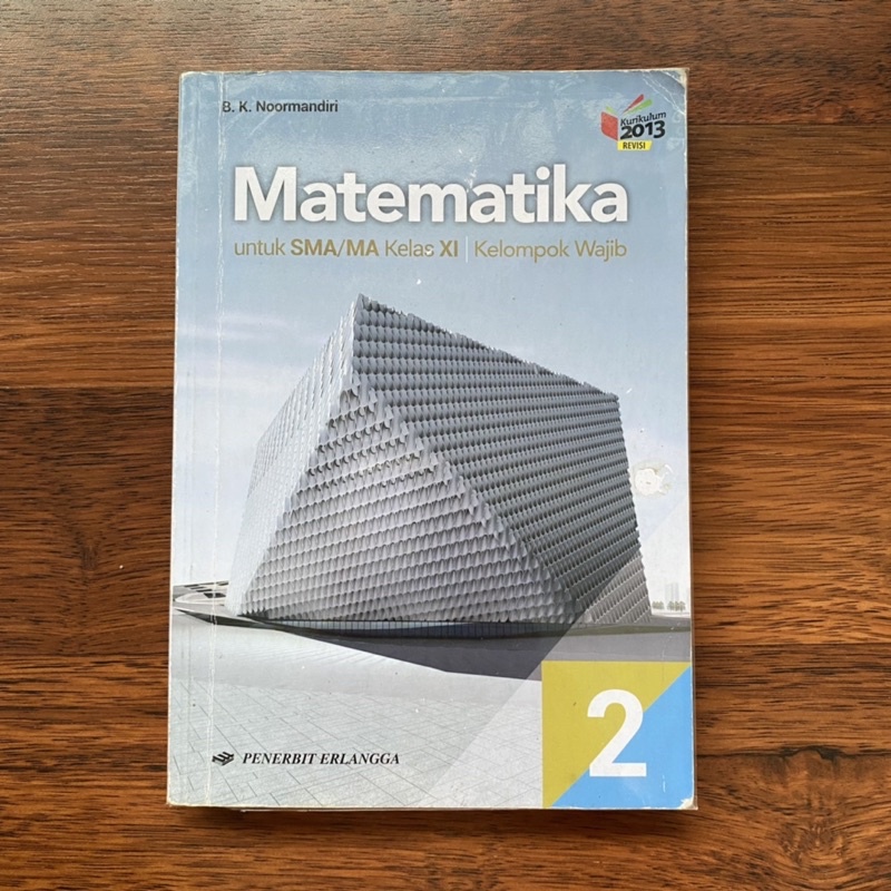Jual Buku Paket Pelajaran Matematika Kelompok Wajib Kelas 11 Penerbit Erlangga / Buku Cetak ...