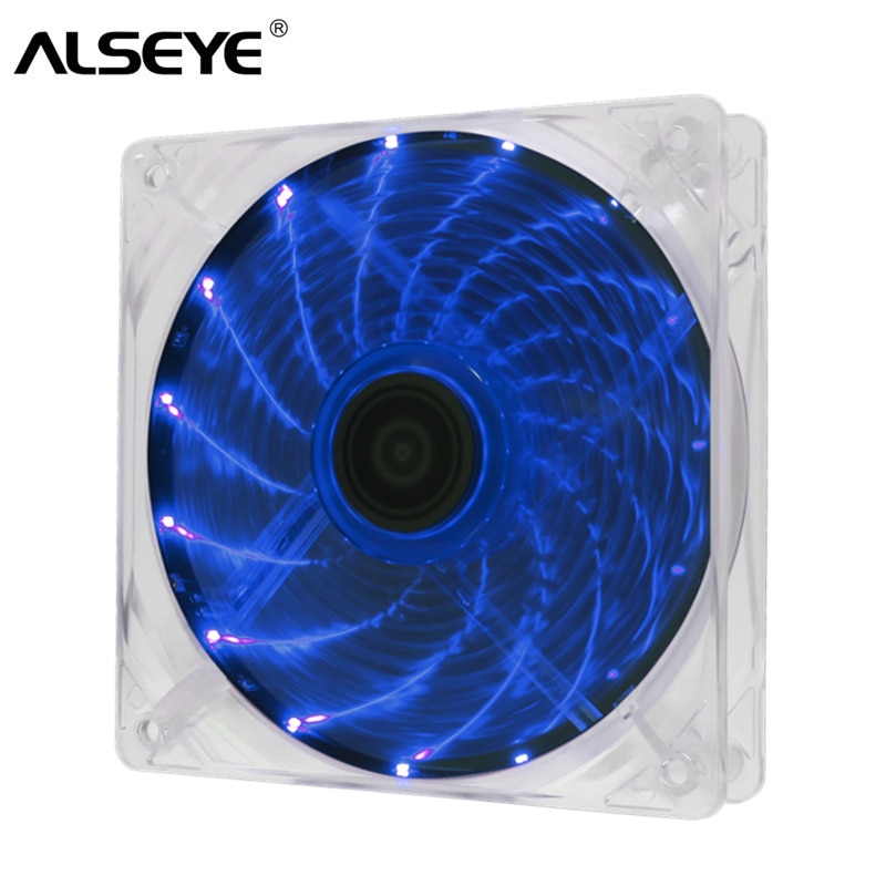 Jual PREORDER 120mm Fan 4pin PWM LED PC Cooling Fan CPU Cooler Blue and ...