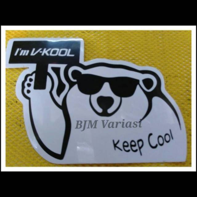 Jual Stiker I'M V-KOOL Bear (Ori) | Shopee Indonesia