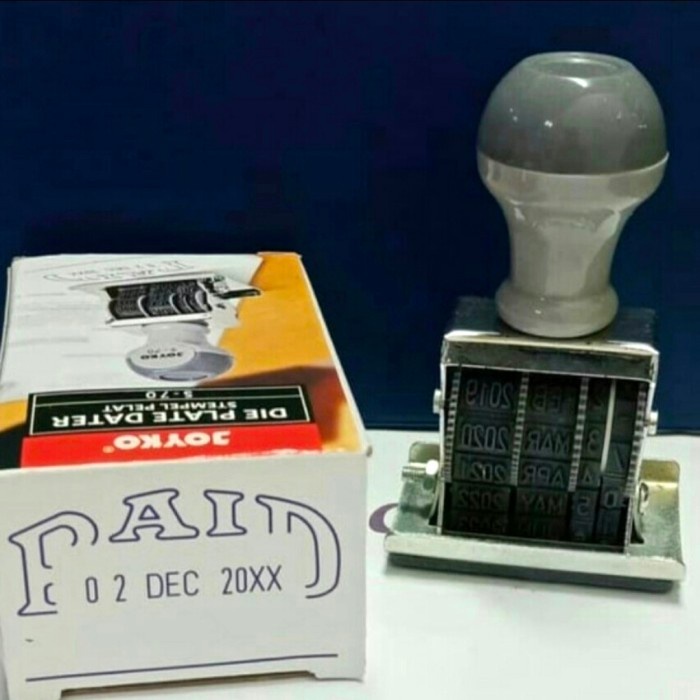 Jual Stempel Paid Dan Tanggal JOYKO | Shopee Indonesia
