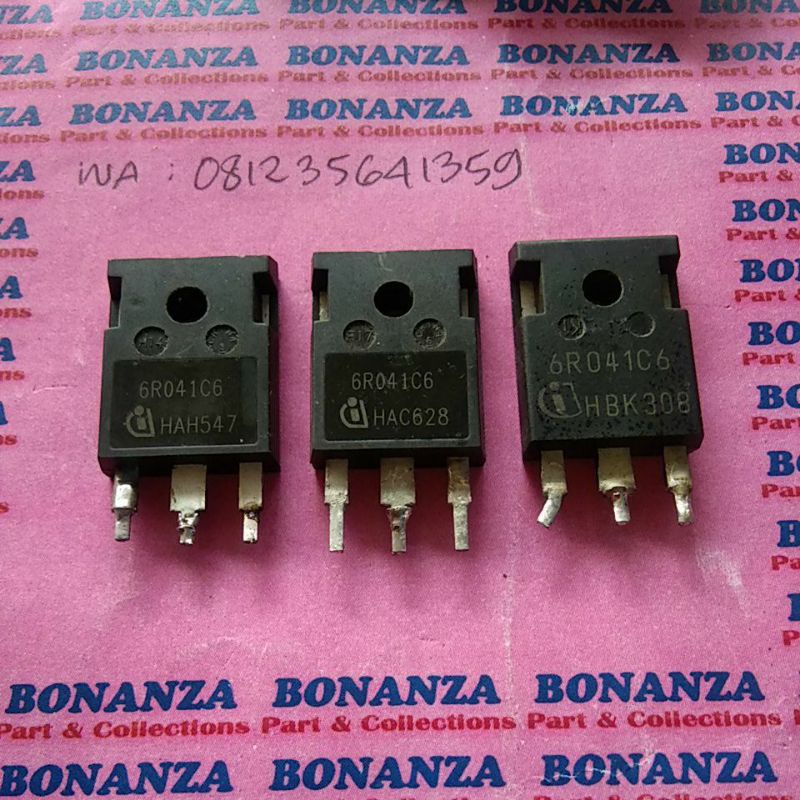Jual Mosfet 6R041C6 Original 50A 600v transistor mosfet N-Channel ...