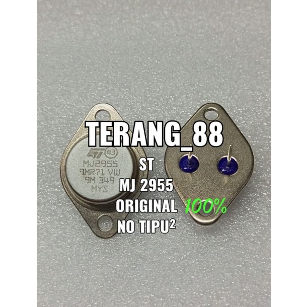 Jual TR TRANSISTOR MJ2955 MJ 2955 ORIGINAL ST JENGKOLANJ | Shopee Indonesia