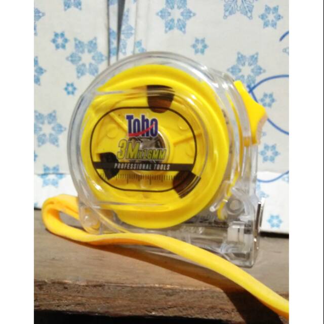 Jual Meteran Toho panjang 3 meter. Meteran transparan putih | Shopee ...