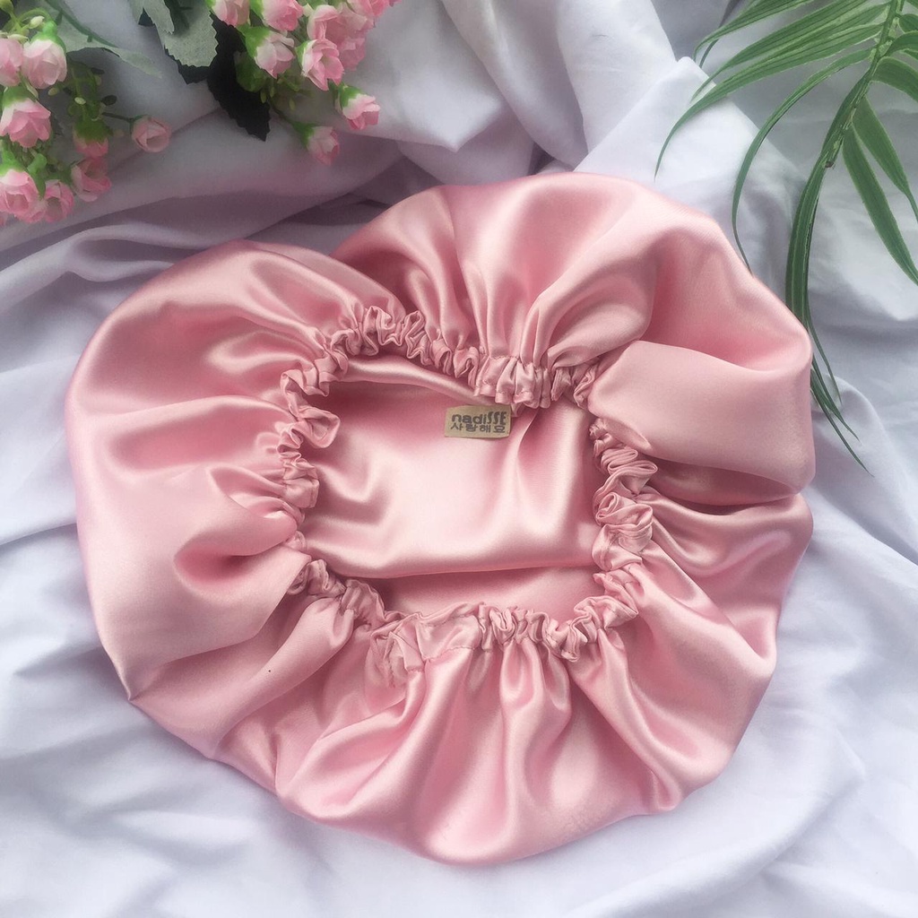 Jual nadiSSE HAIR BONNET BAHAN SATIN PREMIUM - PERAWATAN RAMBUT - TOPI ...