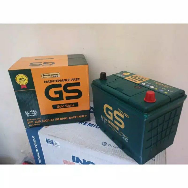 Jual Aki Mobil GS astra asli 80D26L MF Kering lansung pakai Pajero Fortuner innova Hilux ...