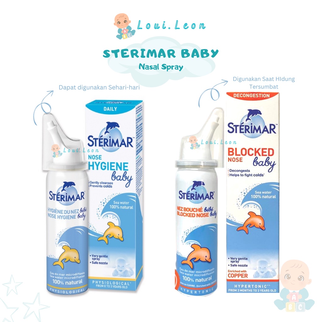 Jual Sterimar Baby Nasal Spray l Sterimar Baby Hygiene Daily & Blocked ...