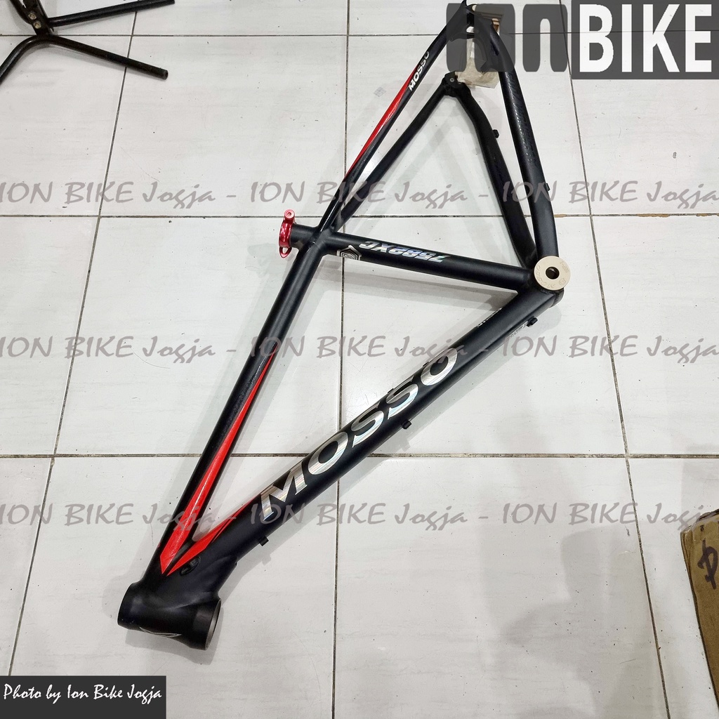 Jual Frame MTB Mosso 27.5 7582XC Black Red Frameset Sepeda Alloy 7582 ...