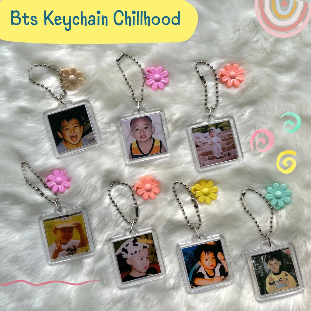 Jual Bangtan keyring chillhood / bts keychain keyring | Shopee Indonesia