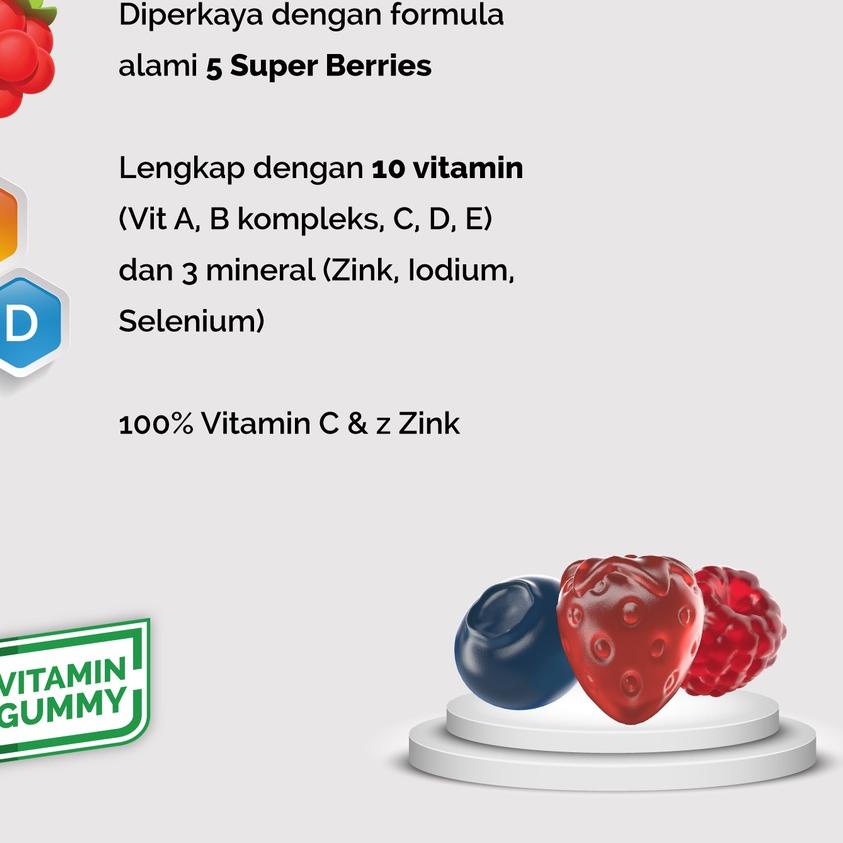 Jual SALE!!Youvit Multivitamin Dewasa 1 Pouch Vit. C, D, Zink & Superberries|KD8 | Shopee Indonesia