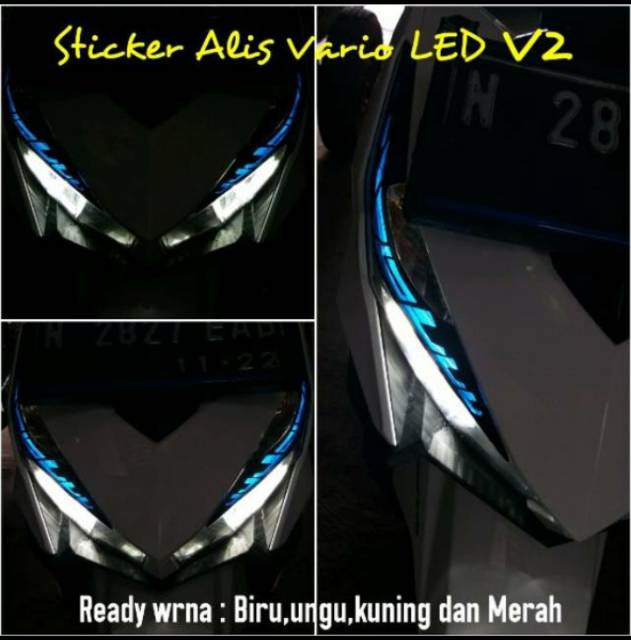 Jual STIKER STICKER ALIS MOTIF MIX WARNA VARIO 125 150 LED TAHUN 2015 ...