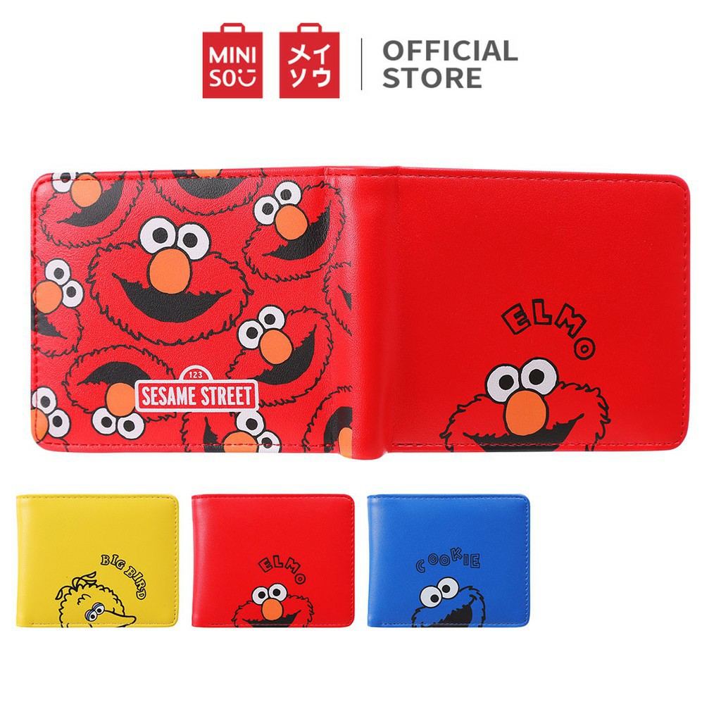 Jual MINISO X SESAME STREET! dompet lipat sesame street miniso official ...