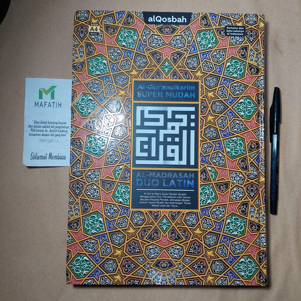 Jual Al-Qu'anulkarim Super Mudah AL-MADRASAH Duo Latin BESAR A4 - Al ...