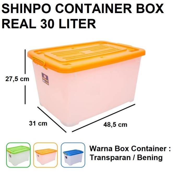 Jual SHINPO Container Box CB 30 Liter Kontainer SPARK SIP 110 / CB30 ...
