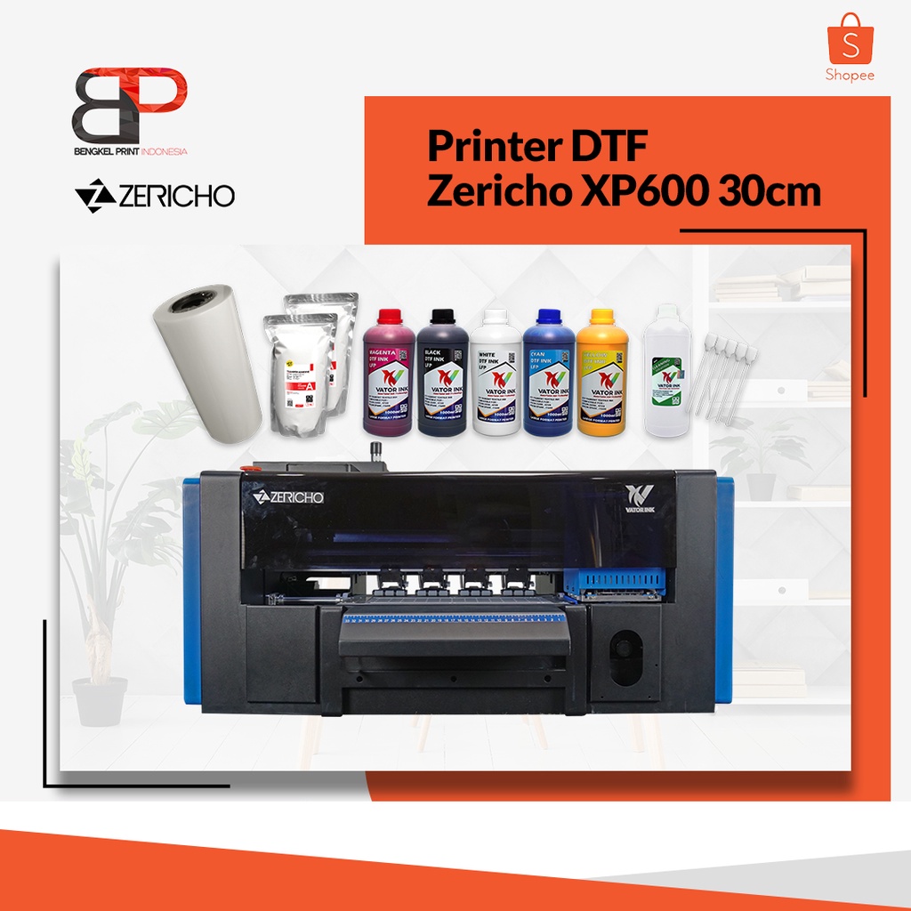 Jual Printer DTF Zericho XP 600 32cm Double Head / Mesin DTF | Shopee ...
