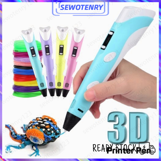 Jual COD 3D Printing Pen 3D Printer Arts Pen Making Doodle Arts Crafts ...