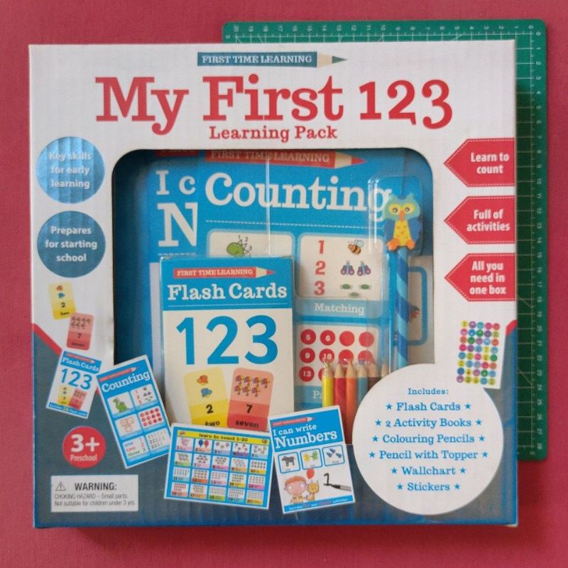 Jual First time learning my first 123 learning pack | Shopee Indonesia