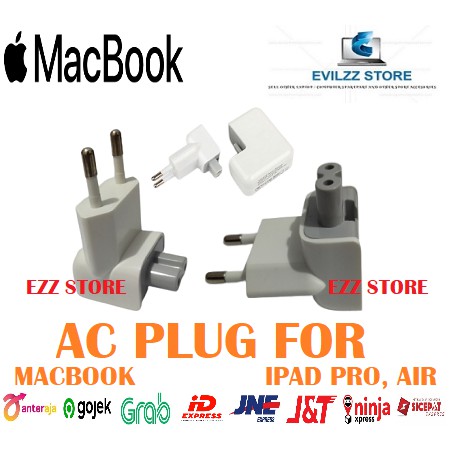 Jual KEPALA COLOKAN LISTRIK CHARGER CASAN MAC MAGSAFE IPAD 3 AC PLUG ...