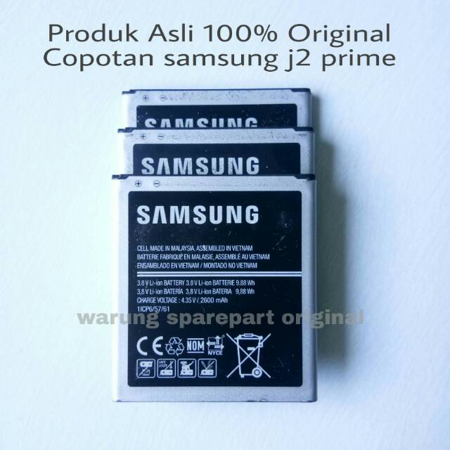 Jual Battery batre samsung j2 prime - Baterai samsung G532 Original copotan | Shopee Indonesia