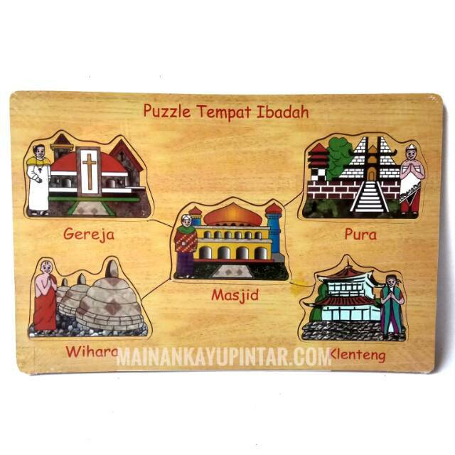 Jual Puzzle Kayu Tempat Ibadah | Shopee Indonesia