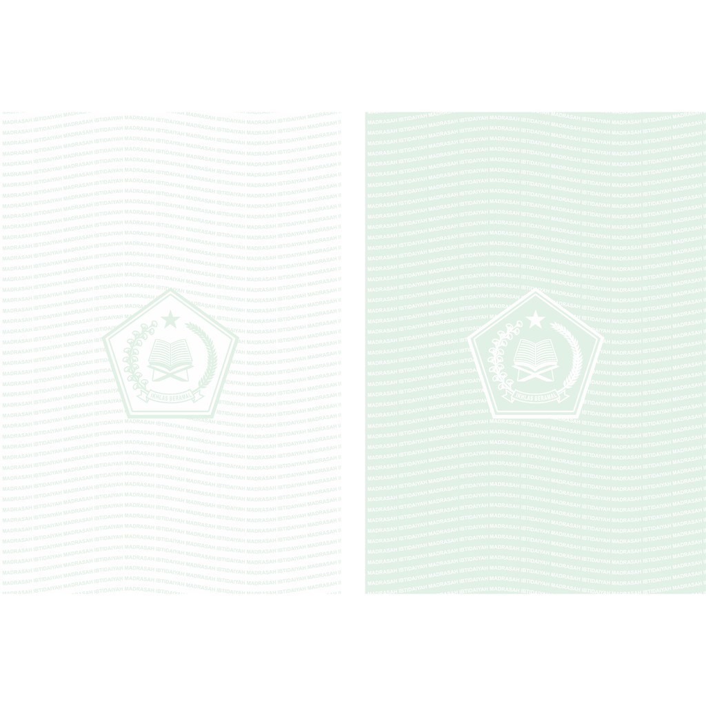 Jual Kertas Raport K13 A4 1 Sisi Full Background | Shopee Indonesia