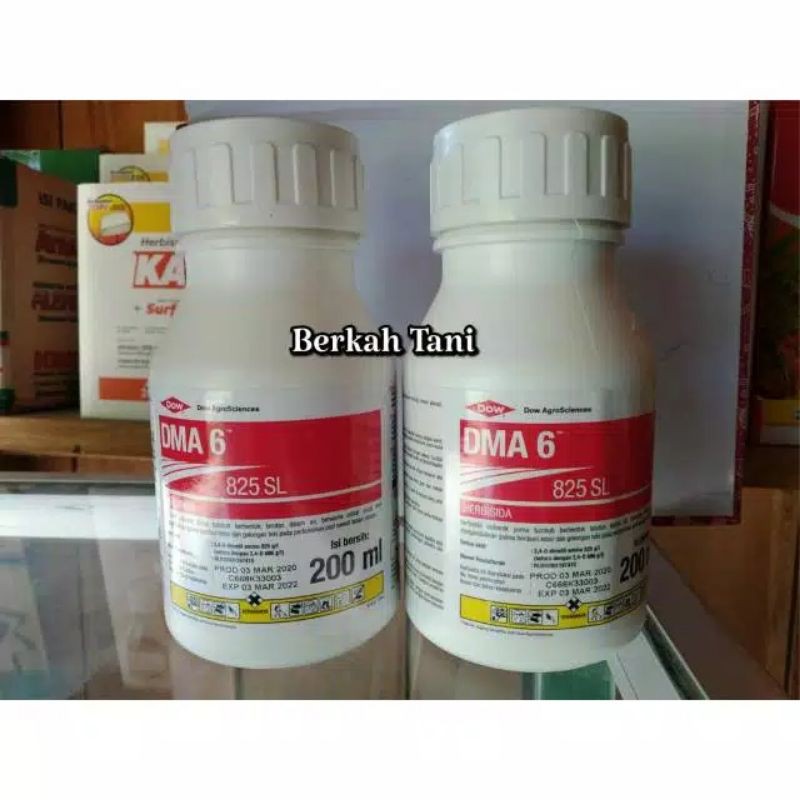 Jual [ COD ]Herbisida DMA6 825SL pembasmi Rumput sistemik 200ml ...