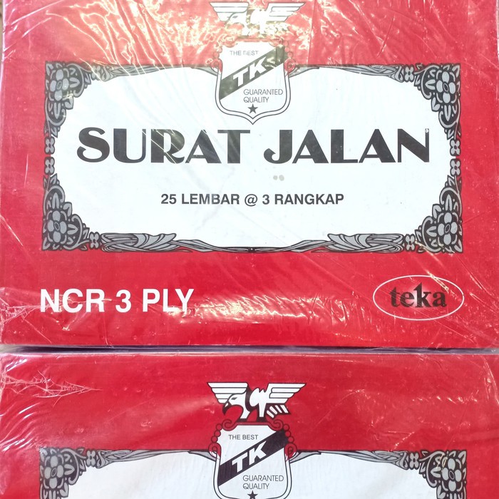 Jual Surat Jalan Teka Besar 3 PLY Isi 25 Lembar / Pack Isi 10 PCS ...