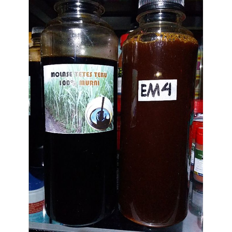 Jual Paket(molase & em4)@250ml Em4 perikanan tetes tebu murni ...