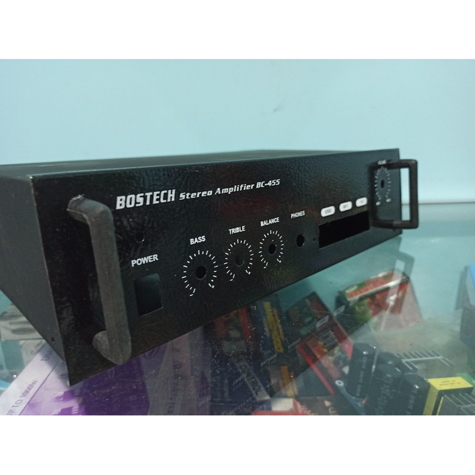 Jual BOX POWER AMPLIFIER SOUND SYSTEM USB BC455 BOSTEC MURAH | Shopee Indonesia