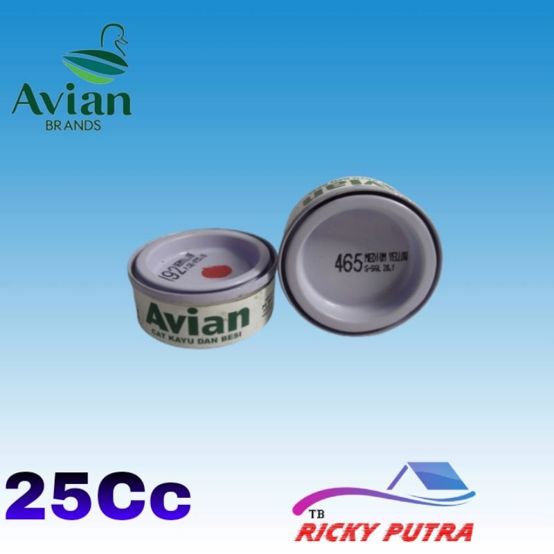 Jual Cat Avian 25 kayu & Besi cat Mini cat minyak Warna kumplit cod ...