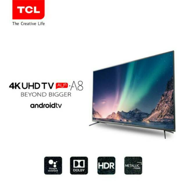 Jual LED TCL 43 inch 43A8 Android 9 - UHD 4K Garansi Resmi | Shopee ...