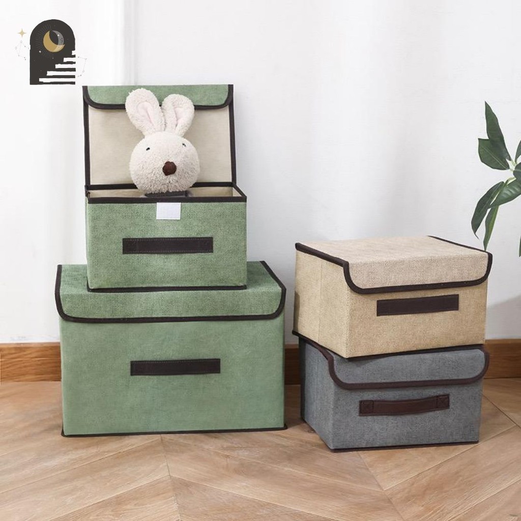 Jual Either.id | Tempat Penyimpanan Baju Pakaian Storage Box 2in1 Kain ...