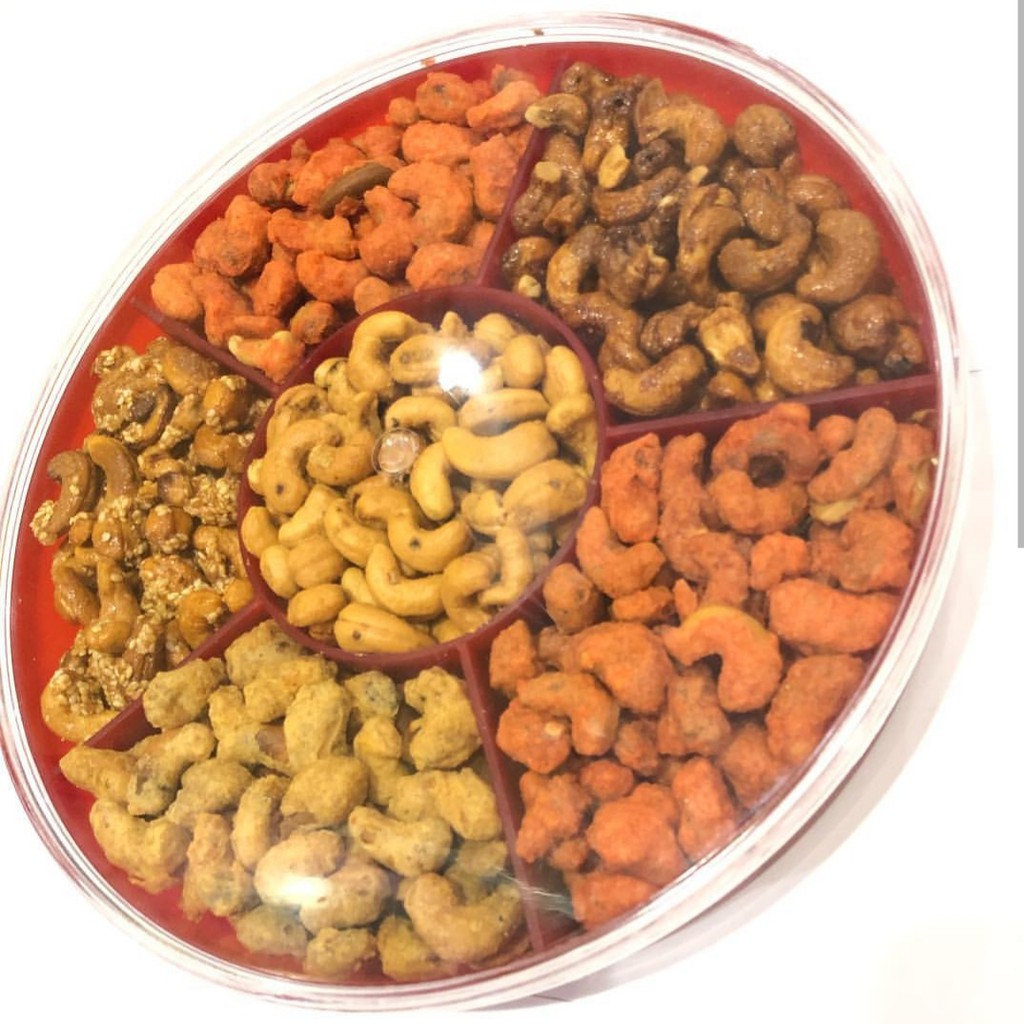 Jual kacang mete mede toples isi 6 rasa enak gurih hampers lebaran ...