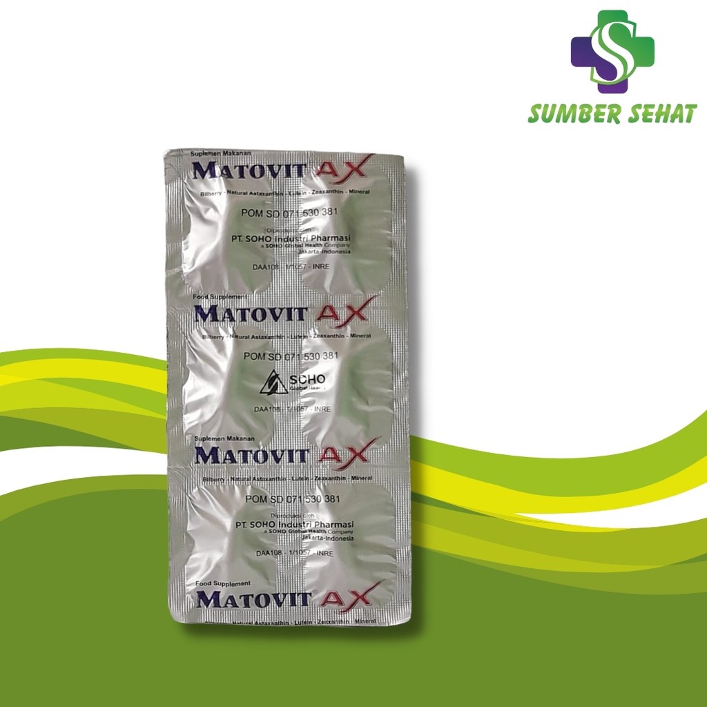 Jual MATOVIT AX STRIP 6 TABLET | Shopee Indonesia