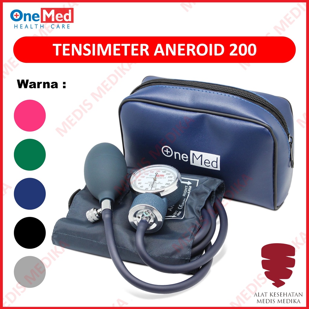 Jual Tensimeter Aneroid Onemed Alat Ukur Tekanan Darah Tensi Meter ...