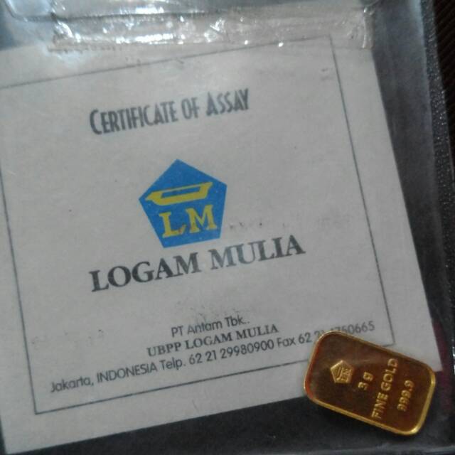 Jual Logam mulia emas batangan antam 3 gram | Shopee Indonesia