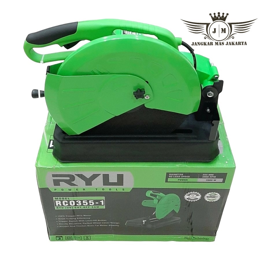 Jual JKM MESIN POTONG BESI bonus MATA 14 inch RYU CUT OFF Cutting wheel ...