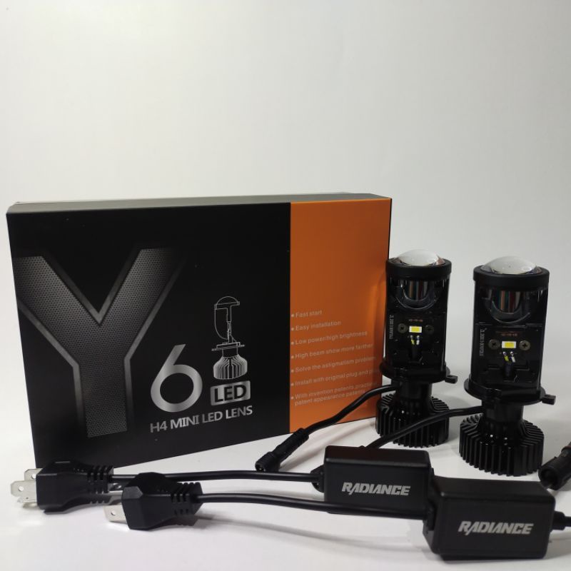 Jual Lampu Led Projie H4 Mini Lens Y6D 50 Watt Super Terang promo harga ...