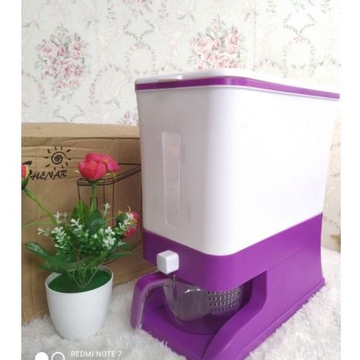 Jual Rice Box/ Dispenser beras uk 12L (10kg) | Shopee Indonesia