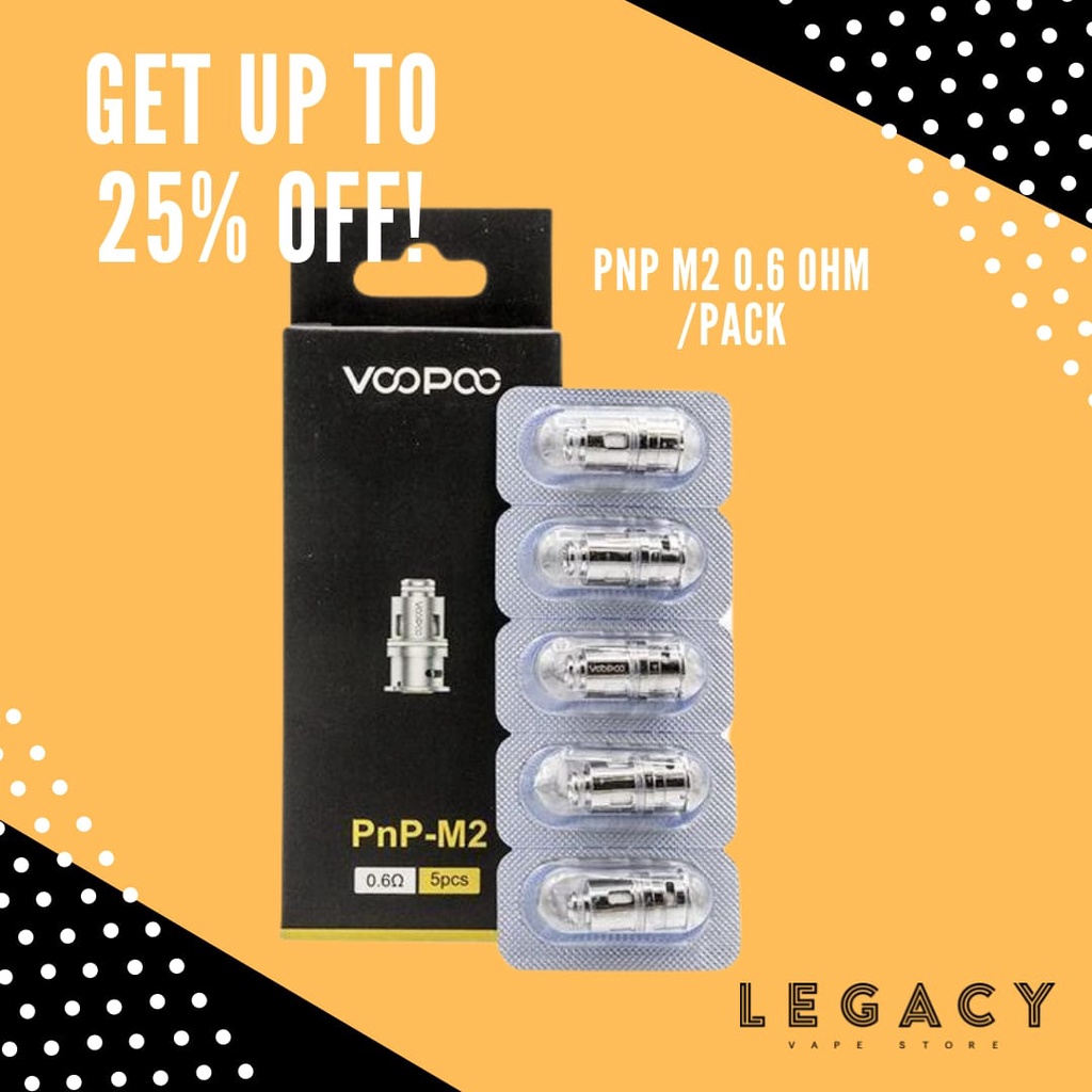 Jual Coil Voopoo PNP M2 0.6 Ohm ORIGINAL bisa dipakai DRAG dan VINCI | Shopee Indonesia