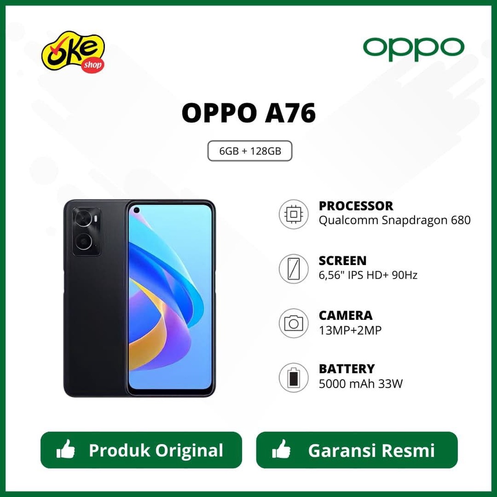 Jual Oppo A76 6/128GB | Shopee Indonesia