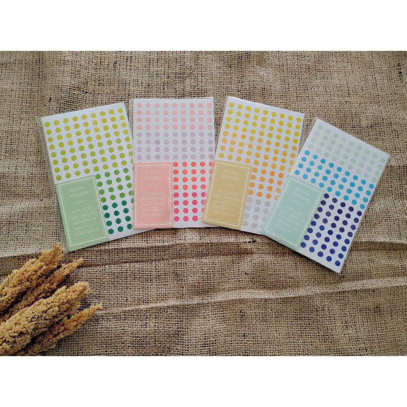 Jual ROUND STICKER/STICKER DOT BULAT | Shopee Indonesia