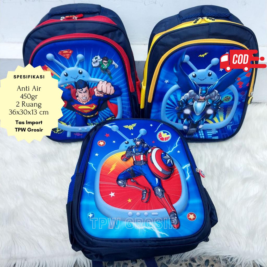 Jual Tas Karakter Anak TK Paud Laki Laki dan Perempuan Lucu Import ...